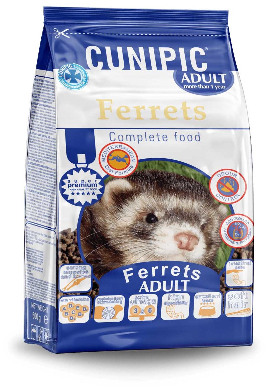 Cunipic Comida para hurones adultos